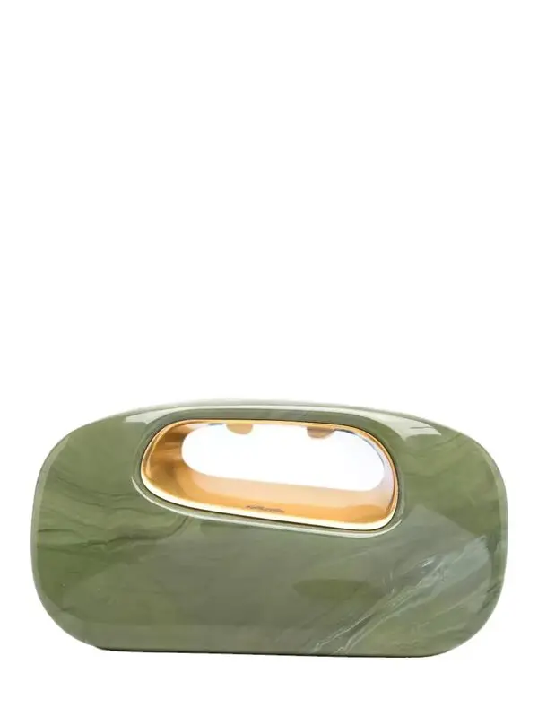 Cult Gaia Amara Clutch Bag - Green