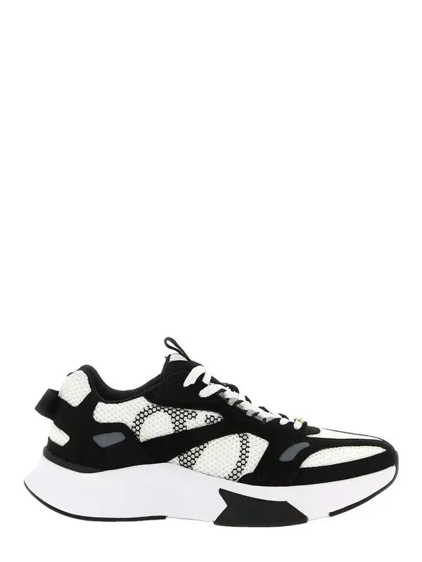 Valentino Garavani Demivee Vlogo Signature Mesh Sneakers - Black
