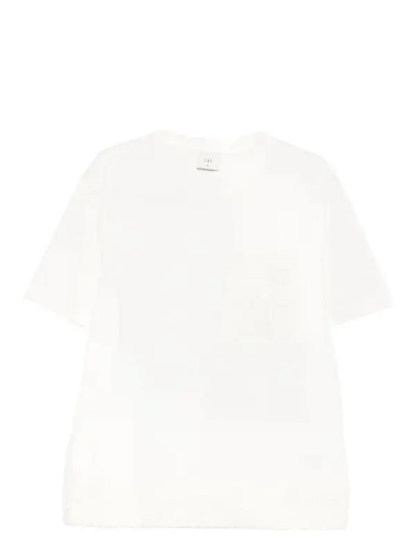 CHE Inigo Crochet-trim T-shirt - Blue
