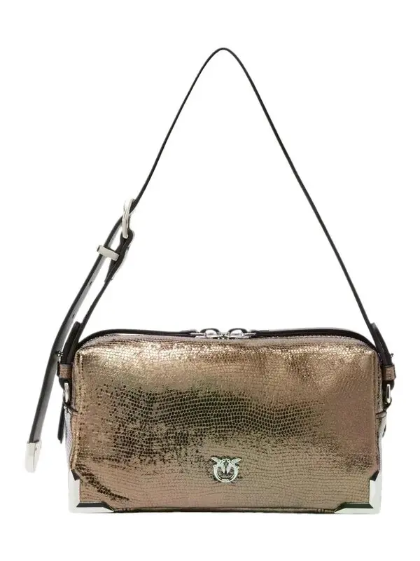 Pinko Love Birds Shoulder Bag - Brown