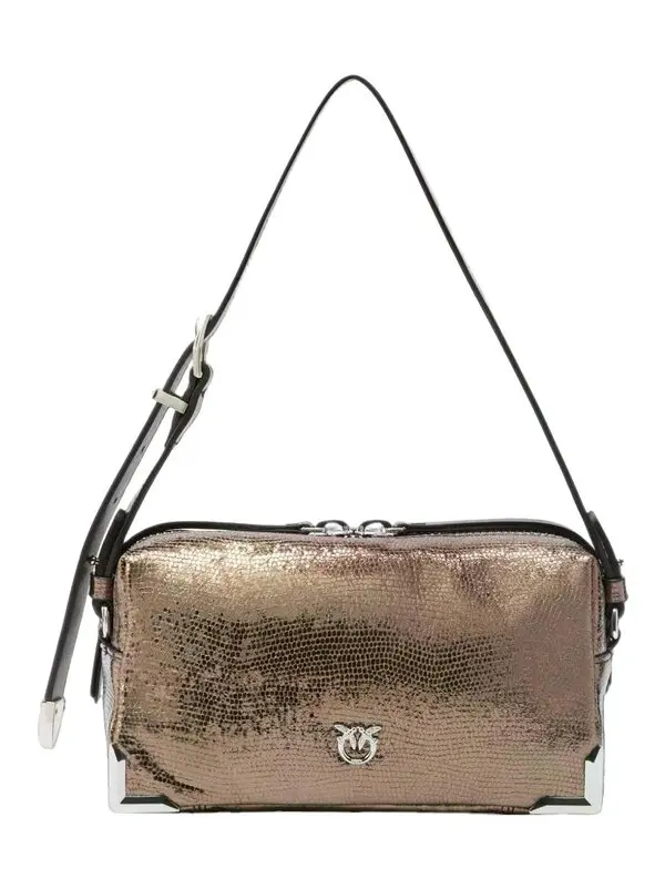 Pinko Love Birds Shoulder Bag - Brown