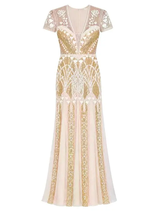 TEMPERLEY LONDON Cabira Gown - Pink