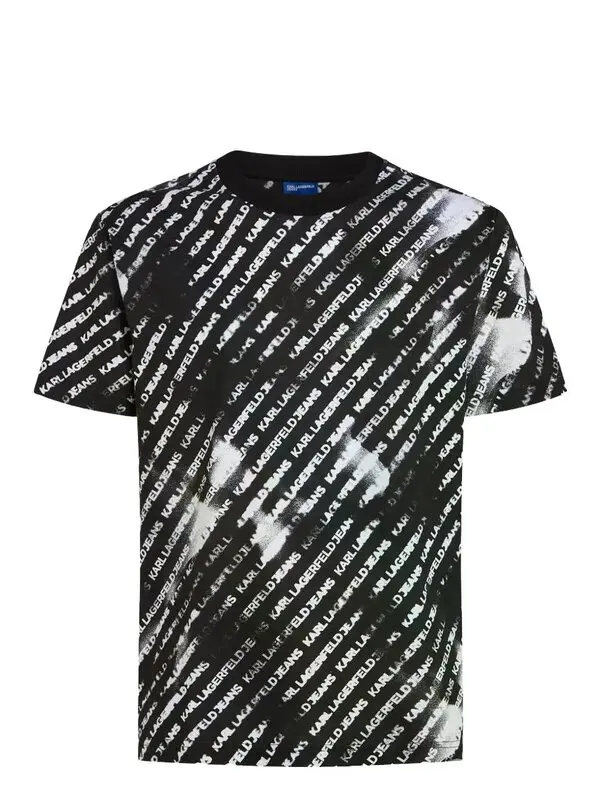 Karl Lagerfeld Logo-print T-shirt - Black