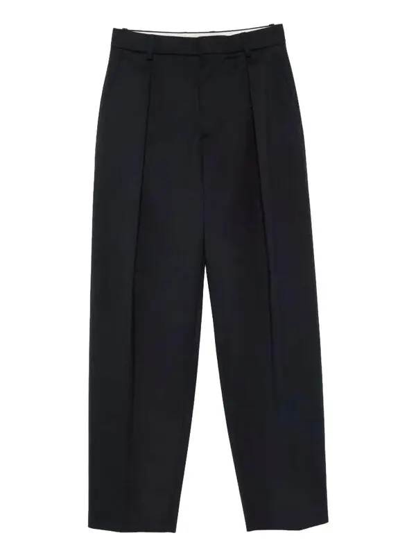 N°21 Pleated Tailored Trousers - Black