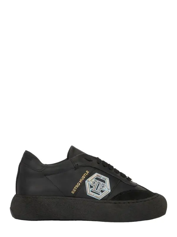 Philipp Plein Retro Hustle Sneakers - Black