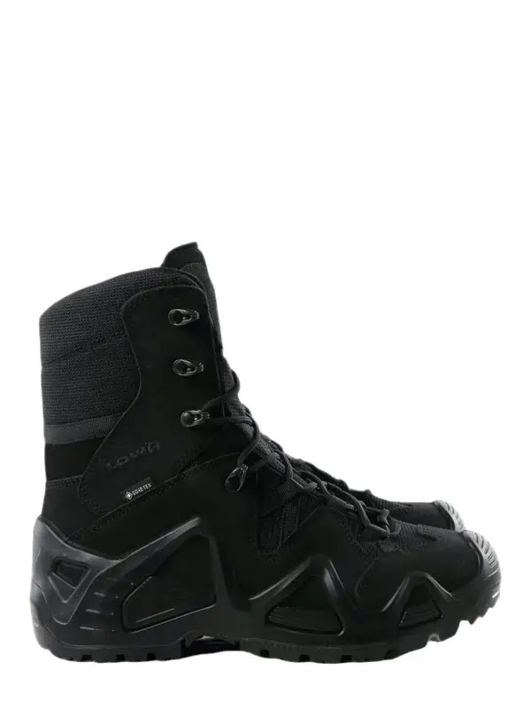 Lowa Paneled Logo Detail Lace-up Boots - Black