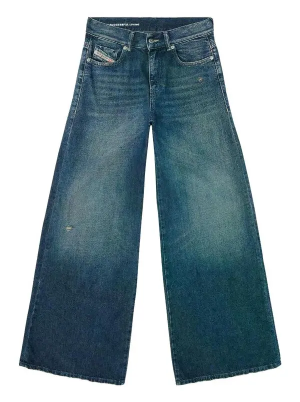 DIESEL® 1978 D-akemi Cotton Trousers - Blue