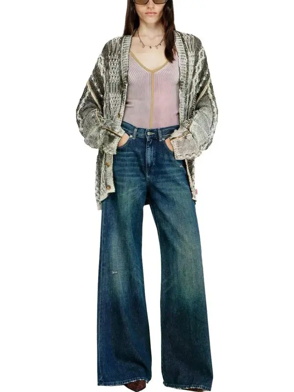 DIESEL® 1978 D-akemi Cotton Trousers - Blue