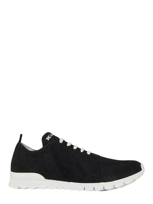 Kiton Knitted Running Sneakers - Black