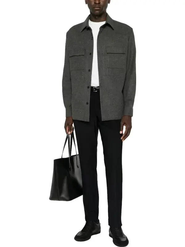 Karl Lagerfeld Chest-pockets Shirt - Grey