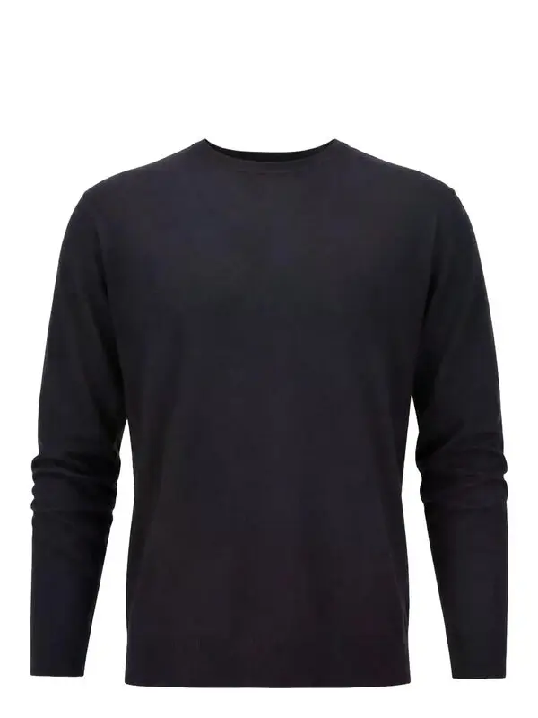 LA ROSE Crew-neck Sweater - Blue