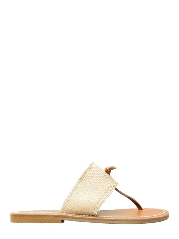 K.JACQUES Wouri Woven Sandals - Neutrals