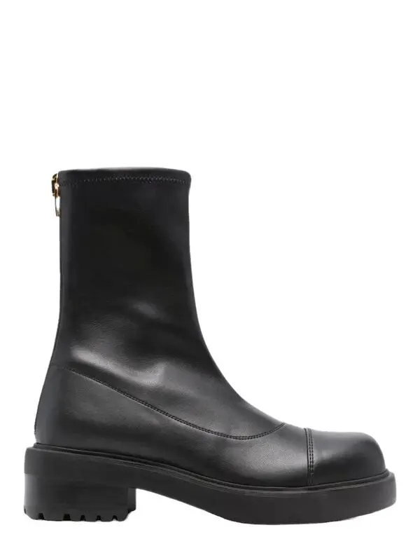 GIUSEPPE ZANOTTI Zip-embellishment Ankle Boots - Black