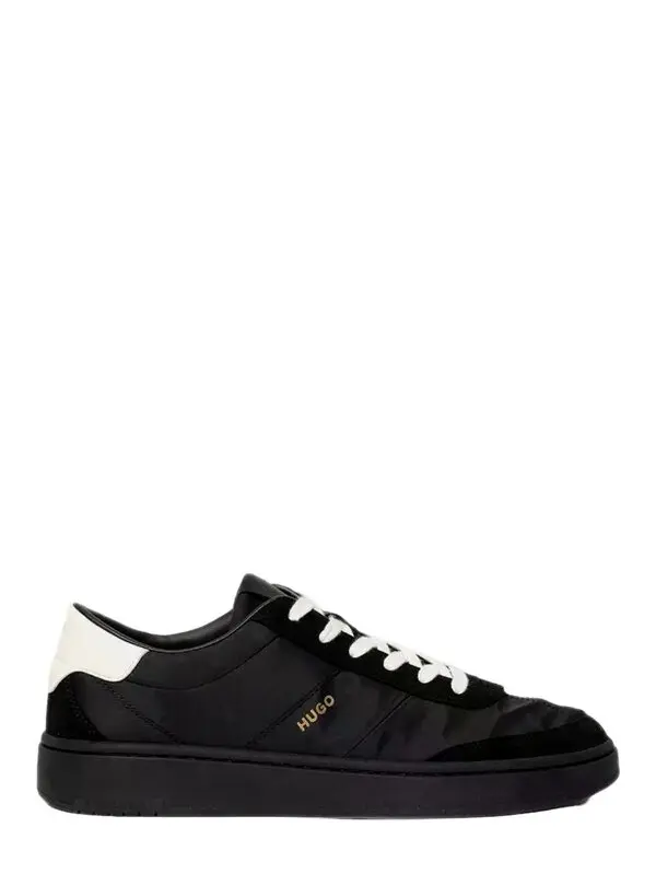 Hugo Nesten Logo-print Panelled Sneakers - Black