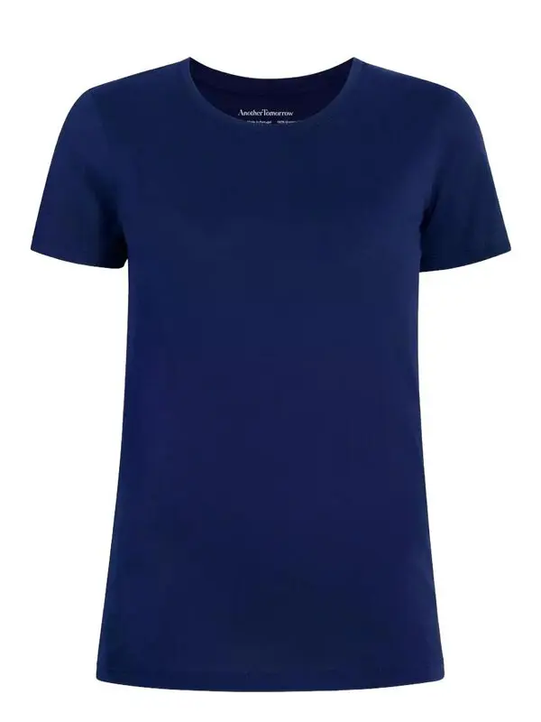 Another Tomorrow Crew Neck T-shirt - Blue
