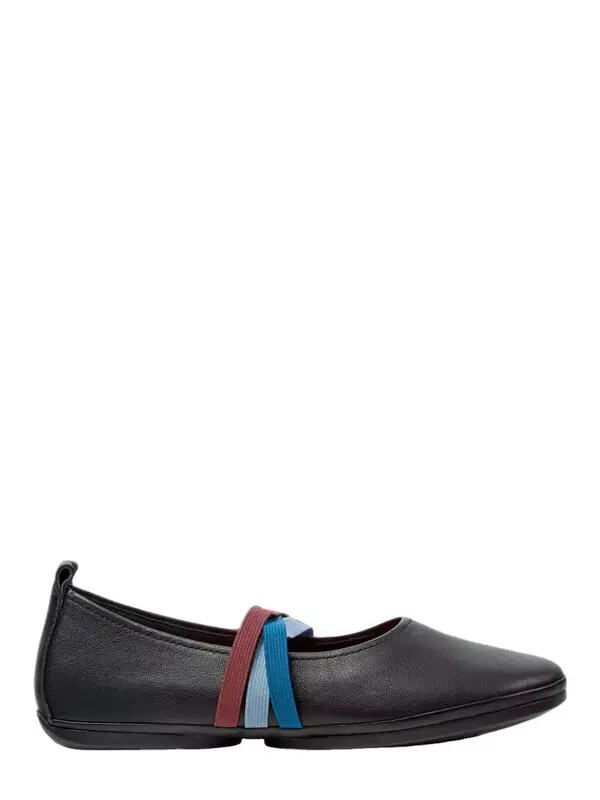 Camper Twins Leather Ballet Flats - Black