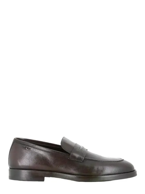 ALEXANDER HOTTO Leather Loafers - Brown