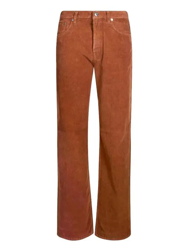 HAIKURE Korea Corduroy Trousers - Brown