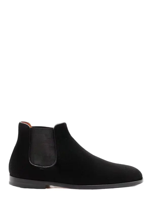 DOUCAL'S Tapered-toe Chelsea Boots - Black