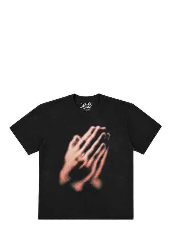 MELT Graphic-print T-shirt - Black