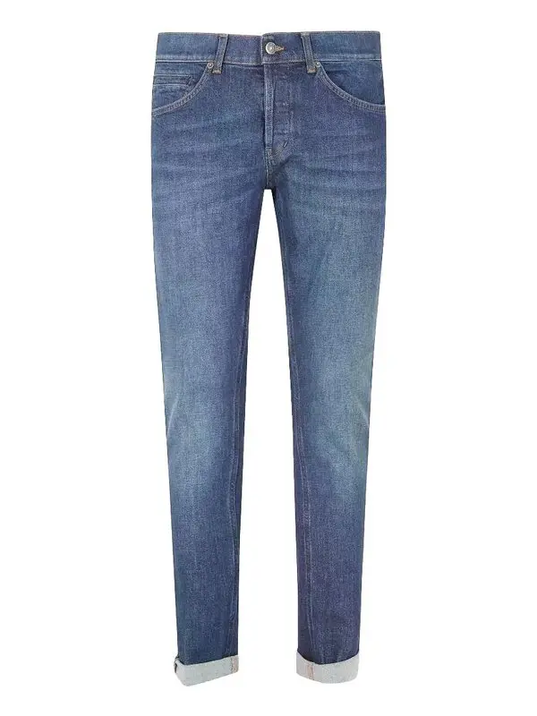 DONDUP Whiskered Effect Jeans - Blue