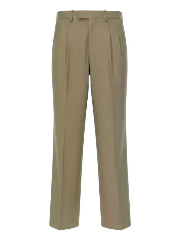 Isaia Pleated Tailored Trousers - Neutrals