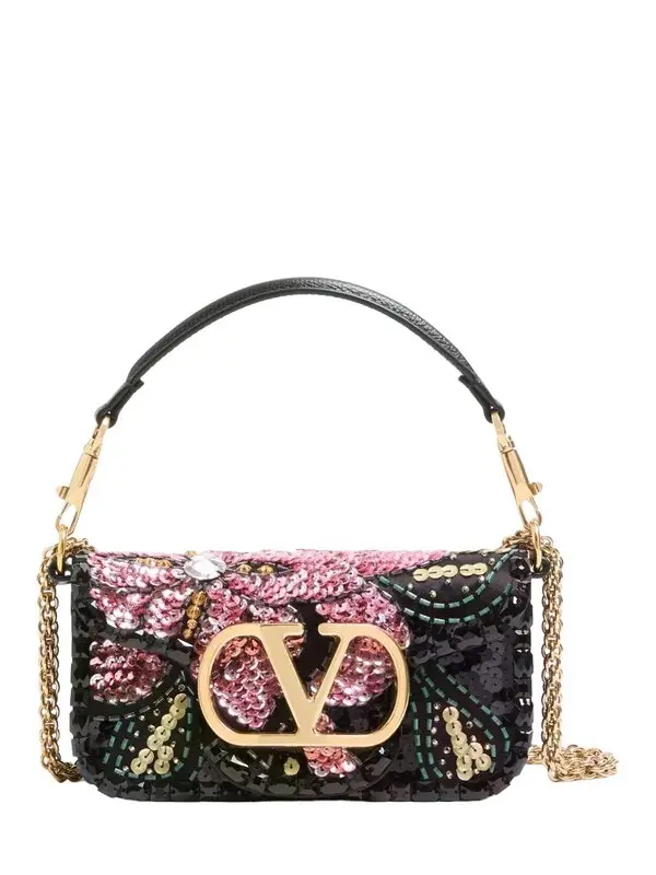 Valentino Garavani Locò Small Shoulder Bag - Black