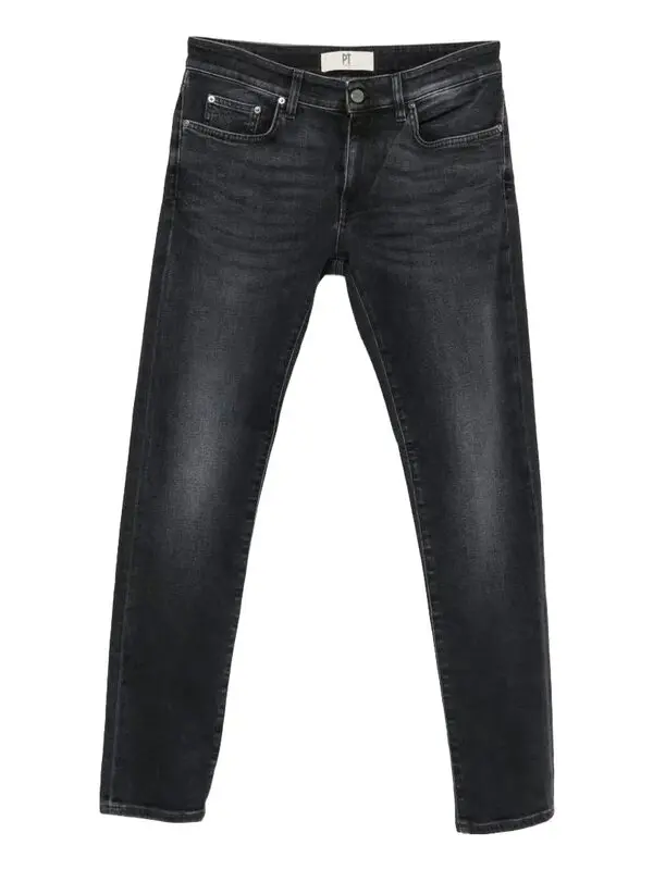 PT TORINO Faded Effect Slim-fit Jeans - Grey
