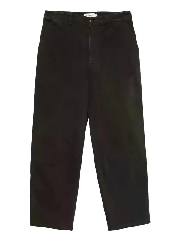 FRAME Straight-leg Trousers - Black