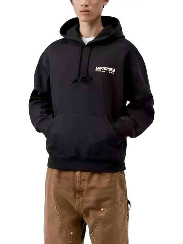 Carhartt Work In Progress Graphic Print Hoodie - Black