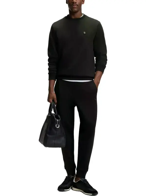BOSS Elastic-waistband Track Pants - Black
