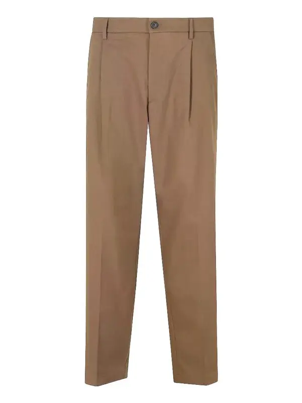 DEPARTMENT 5 Logo Patch Tailored Trousers - Brown