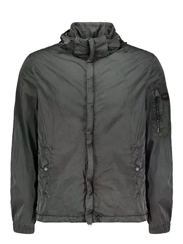 Paul & Shark Hooded Zip-up Jacket - Green