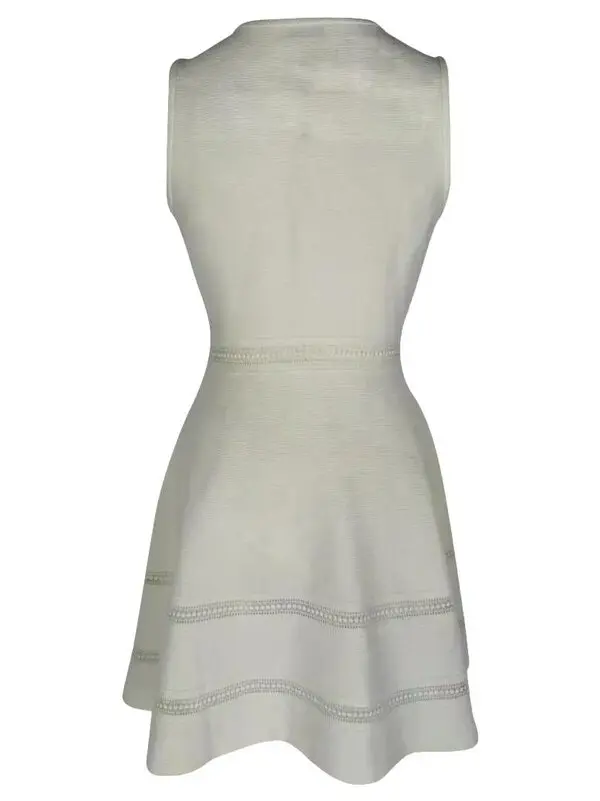 Sandro Carrie Lace-trim Mini Dress - White