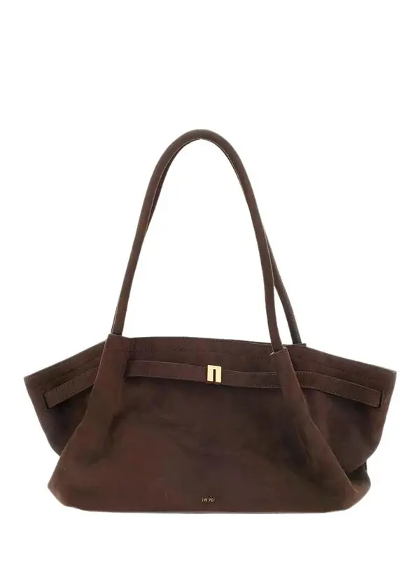 Jw Pei Logo-plaque Tote Bag - Brown