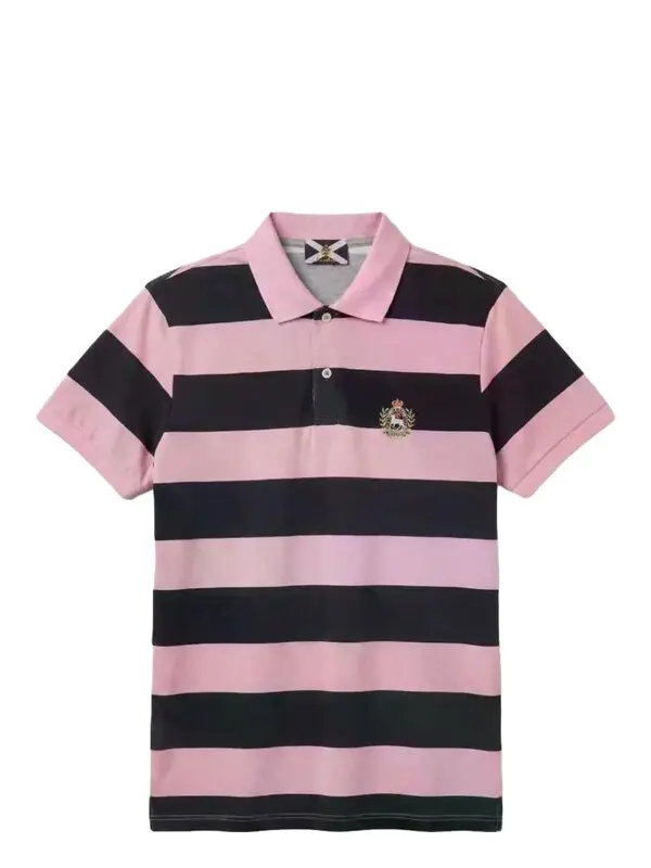 JOHNNY LAMBS Cordero Logo-embroidered Polo Shirt - Pink