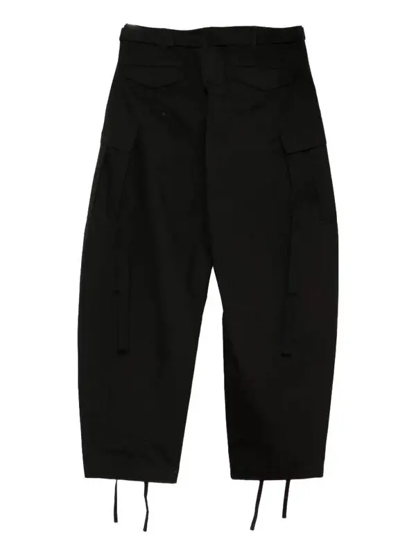 Sacai Belted Cargo Pants - Black