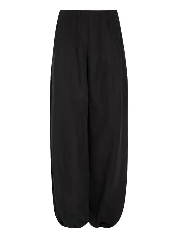 Vince Elasticated Waistband Trousers - Black