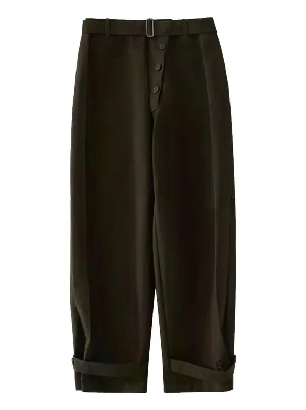 Studio Nicholson Belted Trousers - Brown
