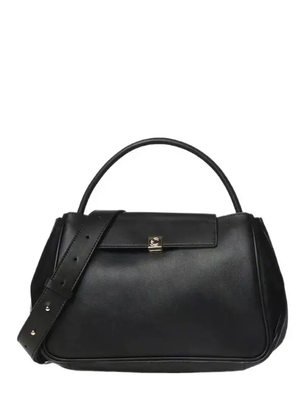 COCCINELLE Leather Panelled Tote Bag - Black