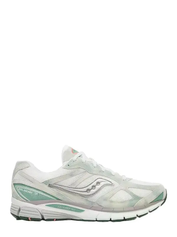 Saucony Progrid Guide 7 Mesh-panel Low-top Sneakers - White