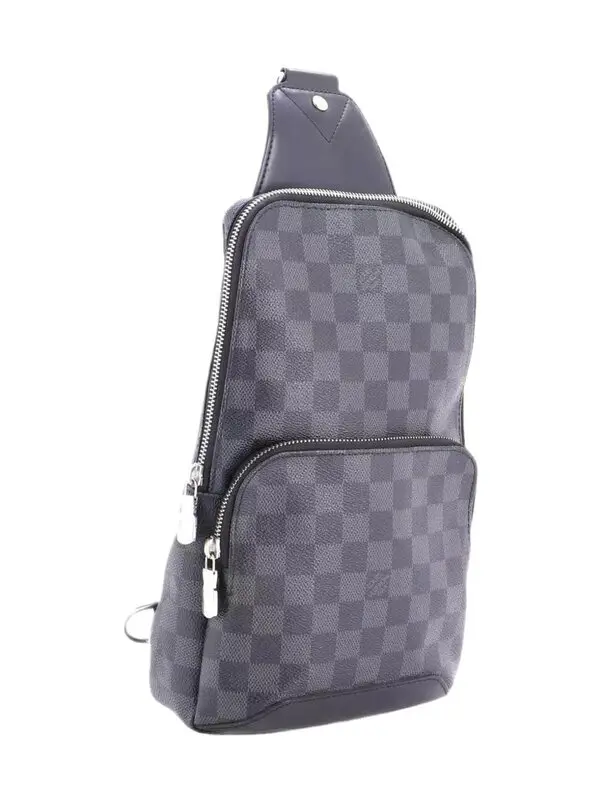 LOUIS VUITTON Avenue Sling Bag Damier Graphite Crossbody Bag - Black