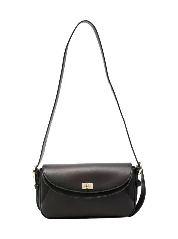 Sandro Medium Le Mambo Leather Shoulder Bag - Brown