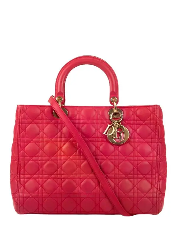 Dior Lady Tote Bag - Pink