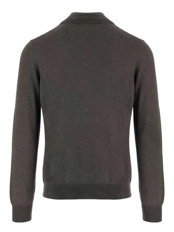 Tagliatore Miles High-neck Wool Sweater - Brown