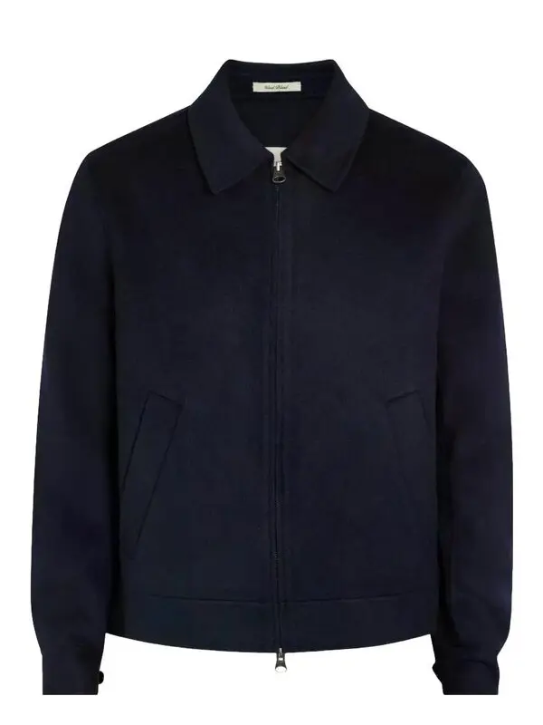 Gant Zip-up Bomber Jacket - Blue