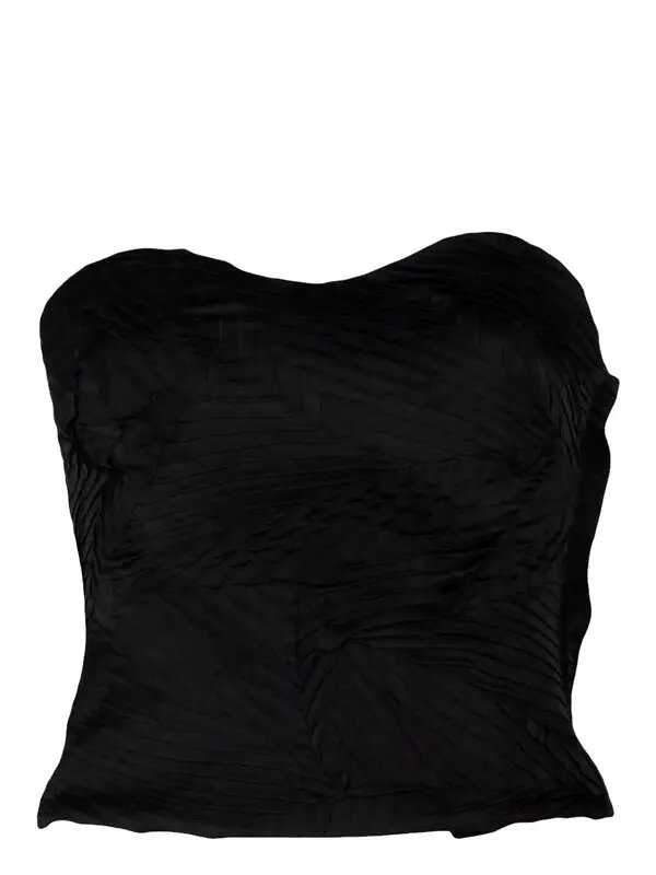 Ulla Johnson Heleen Strapless Sweetheart Neck Top - Black