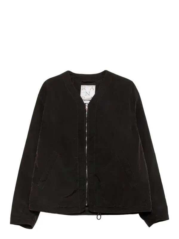 RANRA Zip-up Padded Jacket - Black