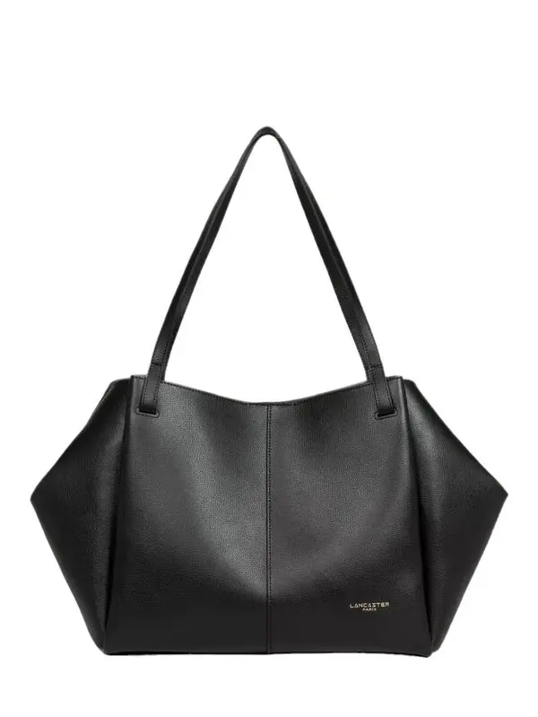 LANCASTER Leather Tote Bag - Black
