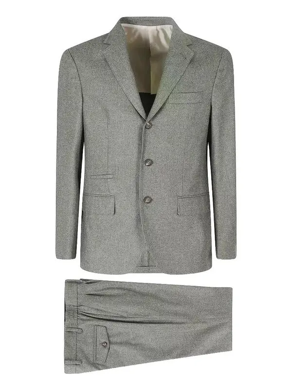 Eleventy Single-breasted Suit - Green